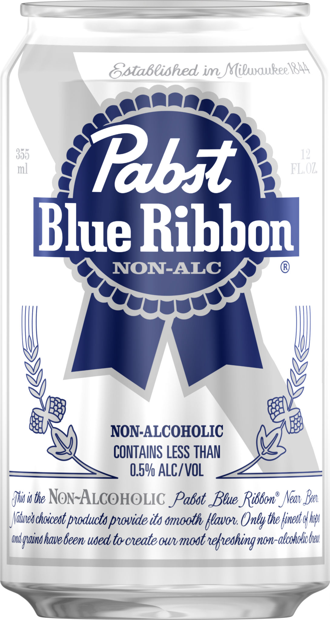 Pabst – Blue Ribbon Non-Alcoholic 12 oz Can 24pk Case – New York Beverage
