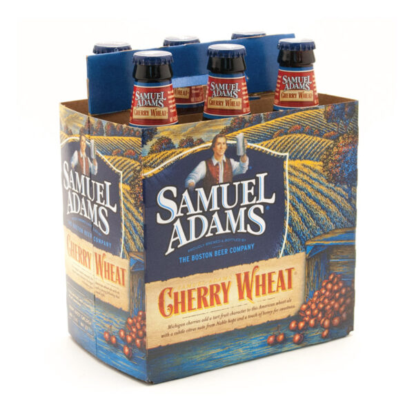 Samuel Adams – Cherry Wheat 12 oz Bottle 24pk Case – New York Beverage
