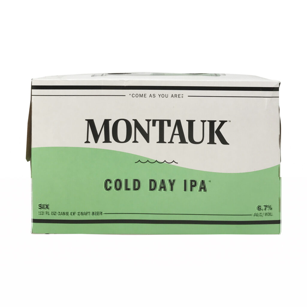 Montauk – Cold Day IPA 12 oz Can 24pk Case – New York Beverage